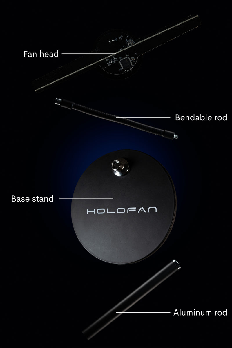 HOLOFAN® - Holographic solution for displaying 3D animations – HOLOFAN CO.